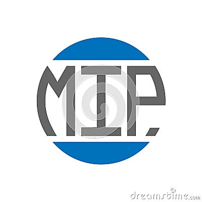 MIP Letter Logo Design On White Background. MIP Creative Initials ...