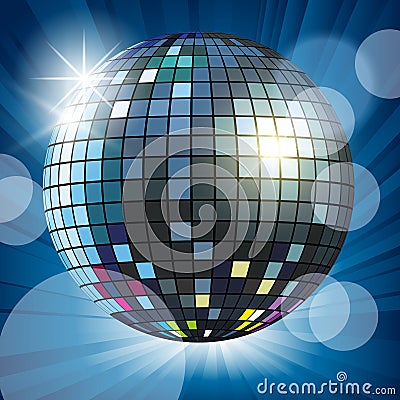 Mirror Disco Ball Royalty-Free Cartoon | CartoonDealer.com #47147789