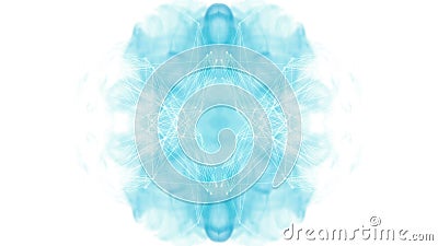 Mirror Image Pattern Moving with Ink Stock Video - Video of blue ...