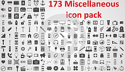 Miscellaneous Icon Pack Vector Sign Ssymbols | CartoonDealer.com #130437123