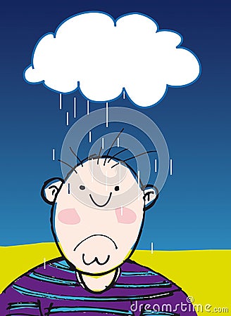 Miserable Boy Royalty Free Stock Image - Image: 13348756