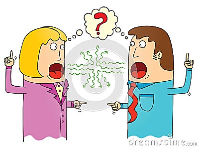 Miss Communication Cartoon Vector | CartoonDealer.com #32561501