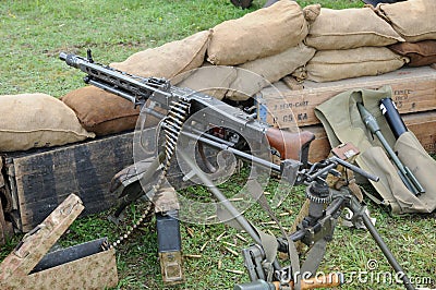 Mitragliatrice MG 42 Fotografia Stock - Immagine: 29292712