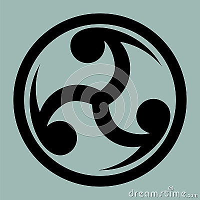 Mitsu Tomoe - Japanese Triad Symbol Stock Photography | CartoonDealer ...