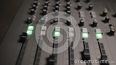 Mixing Console Also Called Audio Mixer, Sound Board, Mixing Deck or ...