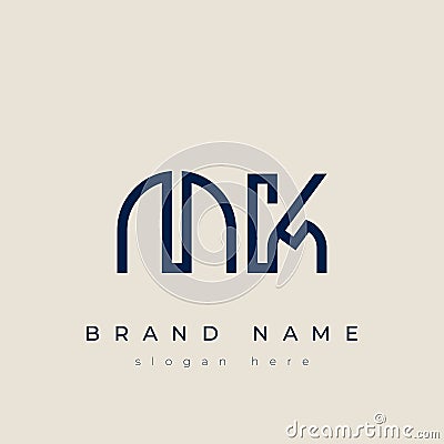 MK Alphabet Letter Icon Logo Vector Illustration | CartoonDealer.com ...