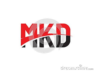 MKD Letter Initial Logo Design Cartoon Vector | CartoonDealer.com ...