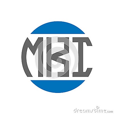 MKI Letter Logo Design On White Background. MKI Creative Initials ...
