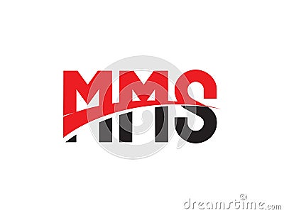 MMS Letter Initial Logo Design Cartoon Vector | CartoonDealer.com ...