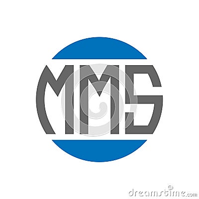 MMS Letter Logo Design On White Background. MMS Creative Initials ...