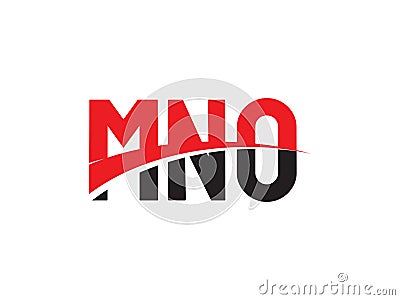 MNO Letter Initial Logo Design Vector Illustration | CartoonDealer.com ...