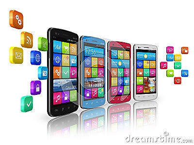 Mobile Communications And Social Networking Royalty Free Stock Photos ...