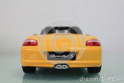 Model Porsche Boxster S. Rear View Editorial Photo | CartoonDealer.com ...