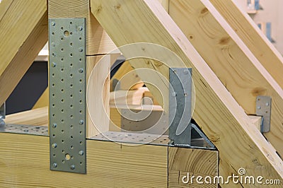 Truss connector plate stock photo. Image of industry - 42349568