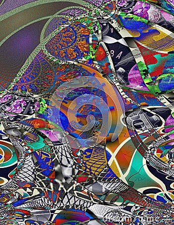 Modern Art Money Abstract Stock Photography - Image: 35836562