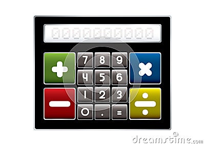 Modern Calculator Royalty Free Stock Image - Image: 26380726