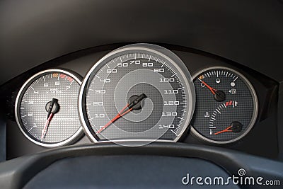 Modern Car Gauge Cluster Royalty Free Stock Image - Image: 5731626