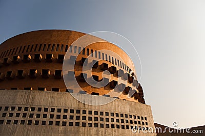 Modern Circular Brick Building Royalty Free Stock Images - Image: 17367649