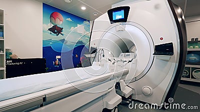 Modern CT Scanner with a Moving Table Stock Footage - Video of ...