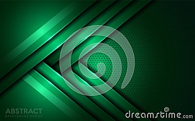 Modern Futuristic Green Background Design. Vector Graphic Illustration ...