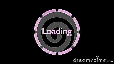 Modern Glowing Preloader and Progress Loading Circle Bar. 4K UHD ...