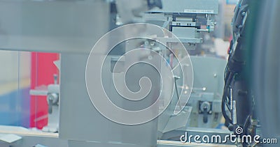 Modern Industrial Equipment.moving Parts Inside a Modern Industrial ...