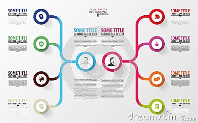 Modern Infographics Template. Stock Vector - Illustration of chart ...