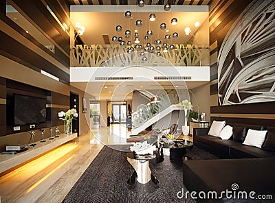 Modern Interior Design - Living Room Stock Images - Image: 27822114
