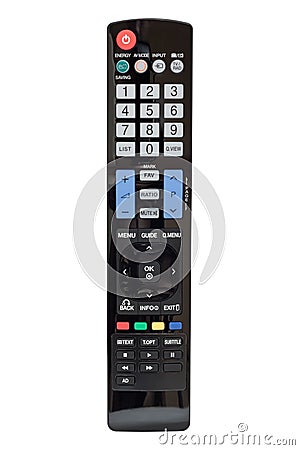 Modern LCD TV Remote Control Stock Image - Image: 16131951