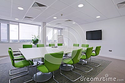 Modern Office Boardroom Stock Photo - Image: 15267140