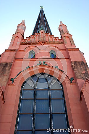 Modern Pink Church Stock Image | CartoonDealer.com #3277969