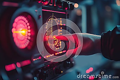 Modern Scientific Lab With Advanced Microwave Emitter Devices, Set ...