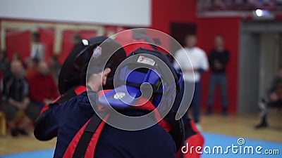 Modern sword fighting stock footage. Video of competitive - 138197878