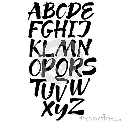 Modern Vector Alphabet. Stock Vector - Image: 51166188