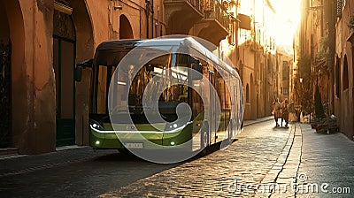 Modular Electric Bus, Adaptable To Different Passenger Capacities Stock ...