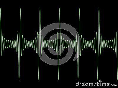 Modulated Sine Wave Royalty Free Stock Photos - Image: 5317918