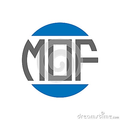 MOF Letter Logo Design On White Background. MOF Creative Initials ...