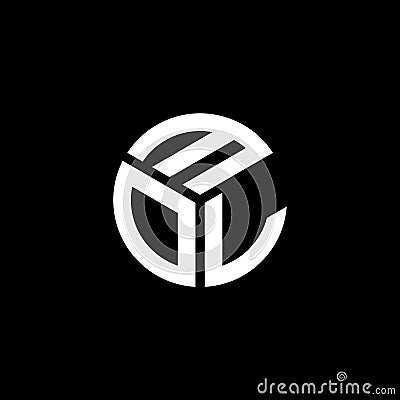 MOL Letter Logo Design On Black Background. MOL Creative Initials ...