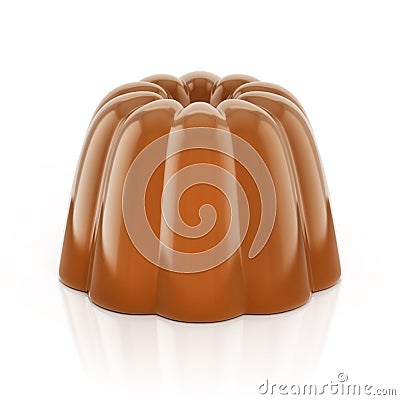 Molded Chocolate Pudding 3d Illustration | CartoonDealer.com #205222873