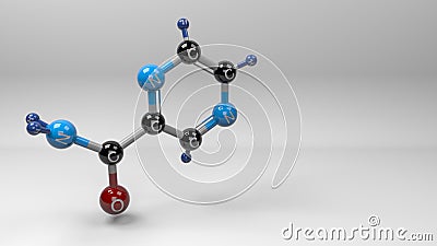Pyrazinamide Molecule Structure Illustration. Royalty-Free Stock Image ...