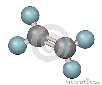 A Molecule Of Ethylene. Cartoon Vector | CartoonDealer.com #120471311