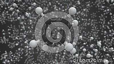 Cubane Molecule Made with Balls, Scientific Molecular Model. Chemical ...