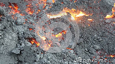 Molten aluminum burns stock video. Video of bright, fluid - 51251381