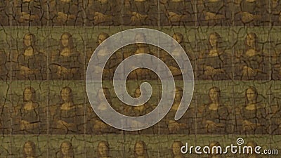 Mona Lisa, Leonardo Da Vinci - Infinite Zoom Animation Stock Footage ...