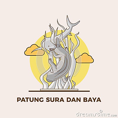 Monument Patung Sura Dan Baya. Royalty-Free Stock Photo | CartoonDealer ...