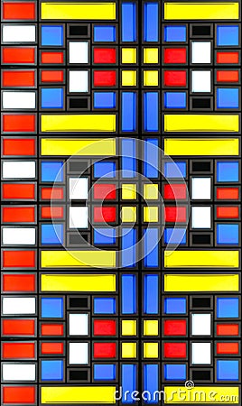 Mondrian Glass Texture Royalty-Free Stock Photography | CartoonDealer ...