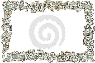 Money Border Royalty Free Stock Image - Image: 1273076
