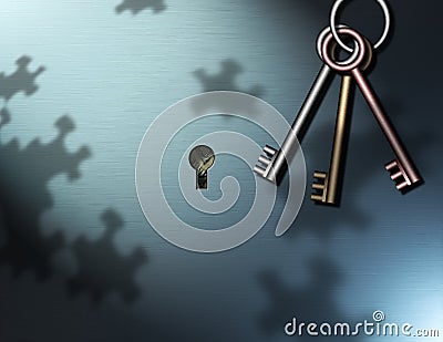 The Money Keys Royalty-Free Stock Image | CartoonDealer.com #634282