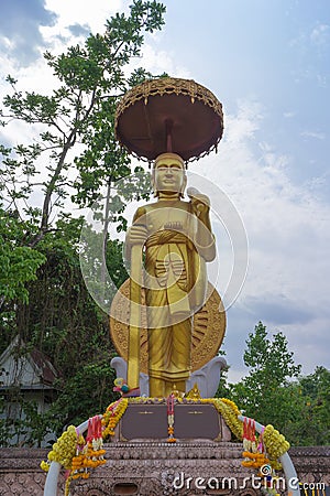 Monk Statue For Shin Thiwali Or Sivali Stock Photo | CartoonDealer.com ...