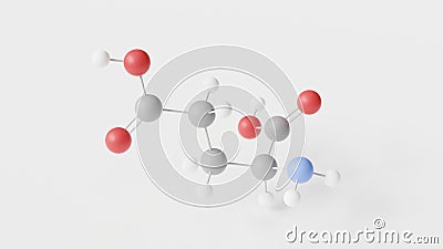 Monosodium Glutamate Molecule 3d, Molecular Structure, Ball And Stick ...